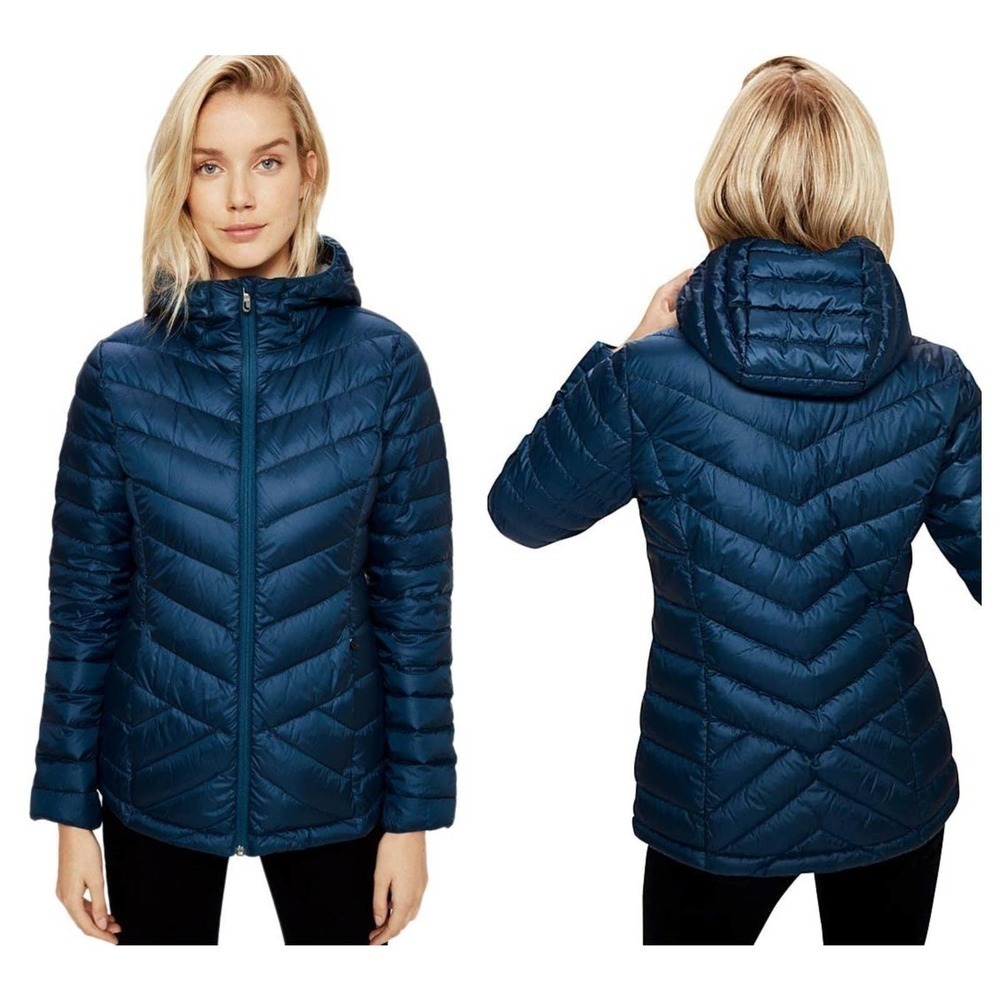 Lol Emeline Hooded Down Puffer Jacket (Xs) - Gem